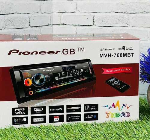 Магнитола Pioneer 1din с Bluetooth