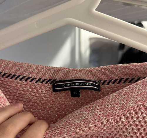 Свитер tommy hilfiger розовый оригинал