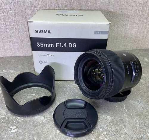 Sigma 35mm 1 4 art canon (s/n 50158851)