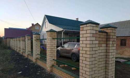 Колпаки на столб забора