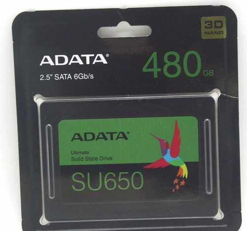 Накопитель SSD 480Gb A-Data SU650 (ASU650SS-480GT