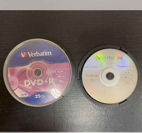 Verbatim dvd r 4,7 gb диски болванки