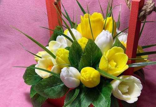 Цветы Тюльпаны из мыла