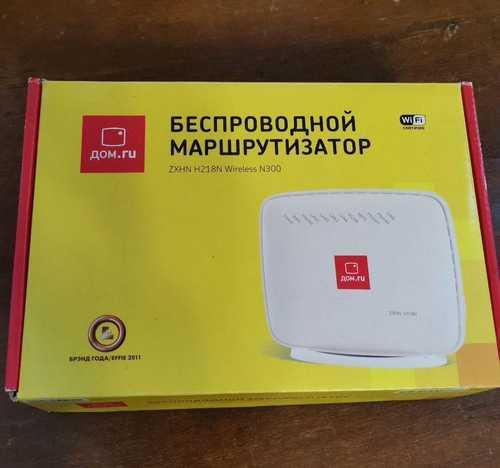 Wi-Fi роутер от Дом ру