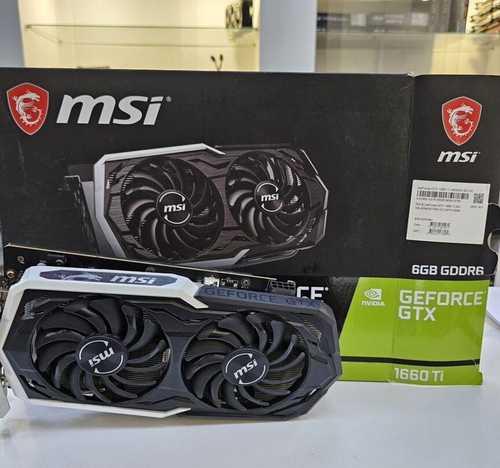 Видеокарта Gtx 1660 ti Msi Armor 6gb