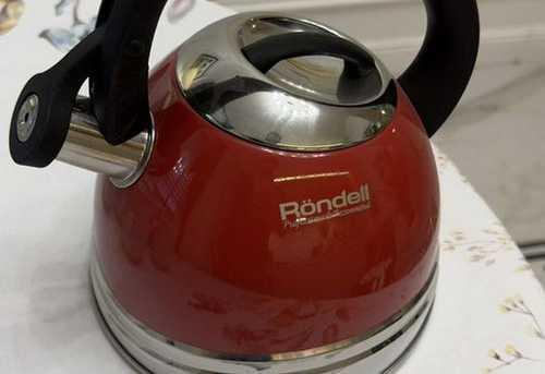 Чайник со свистком rondell для индукции