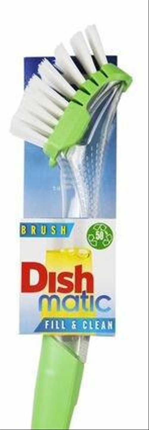 Щётка для мытья посуды со скребком Dishmatic