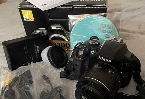 Зеркальный фотоаппарат nikon D3300