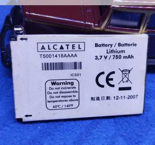 Alcatel T5001418aaaa. Аккумулятор. Оригинал