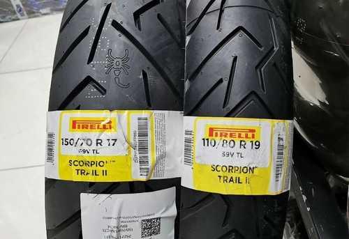 Pirelli Scorpion Trail 2 110/80-19 и 150/70-17
