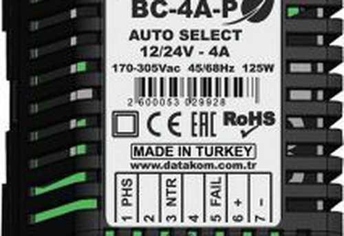 BC-4A-P Зарядное устройство (12В/24В,4А,220-240В)