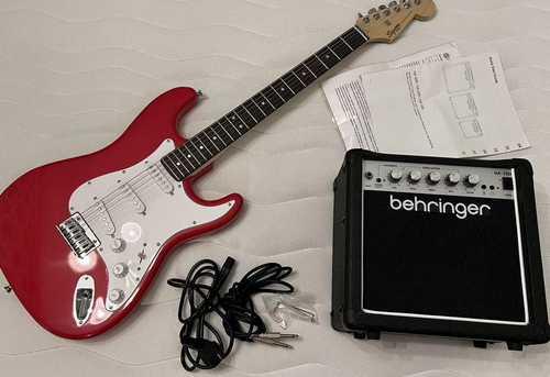 Fender Squier Mm Stratocaster Red новый