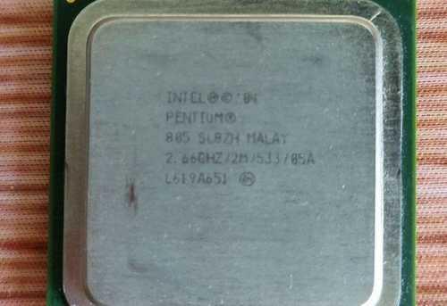 Процессор (D 805; Dual-Core; Core 2 Duo)