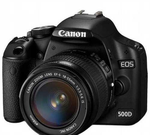 Canon 500D(18-55мм IS) +Сумка+2гб+З/у+USB+Ремень+