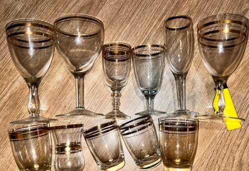 Набор посуды бокалы рюмки стаканы