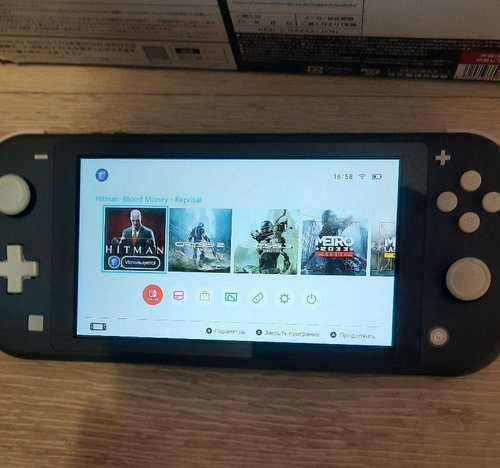 Nintendo switch lite прошитая новая