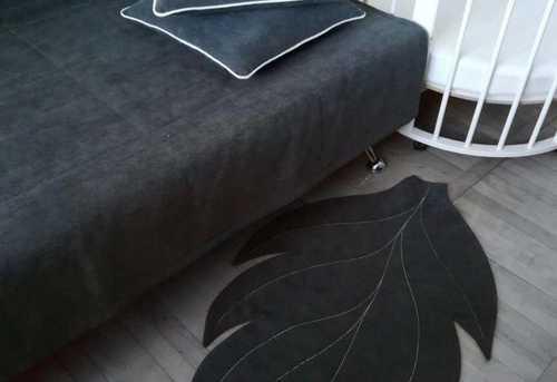 Плед, 2 подушки, коврик - лист