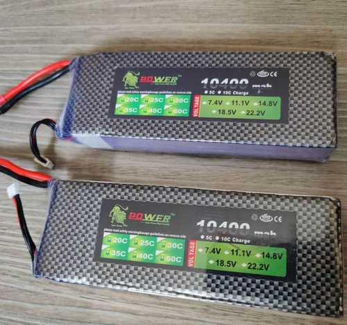 Аккумуляторы lipo 3s 10400mah