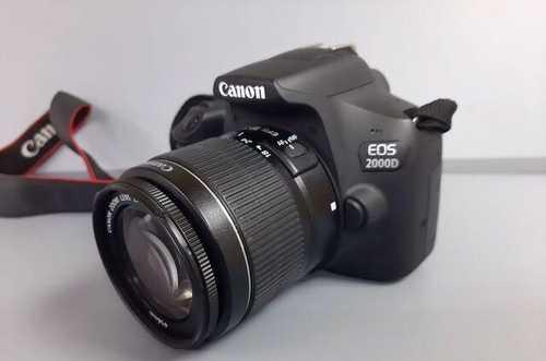 Зеркальный фотоаппарат Canon EOS 2000D (Комса)