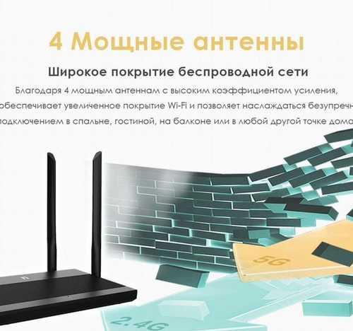 Новый Wi-Fi роутер Netis N3D 2,4 и 5Gz 2 сети