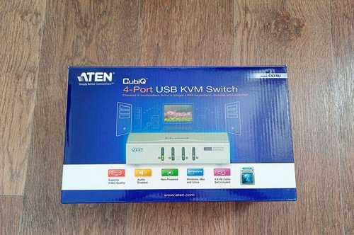 Переключатель aten KVM Switch CS74U