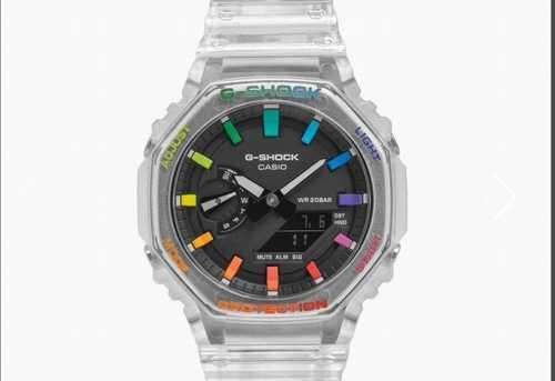 Часы G-Shock GA 2100 CasiOak Jellyfish Rainbow