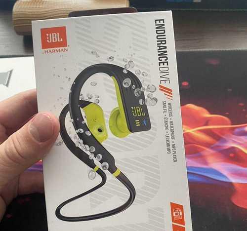 Беспроводные наушники jbl endurance dive