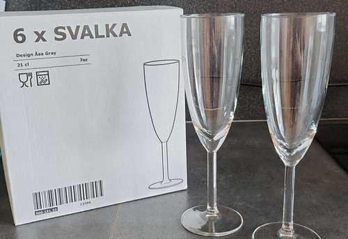 Бокалы для шампанского IKEA сэлльскаплиг