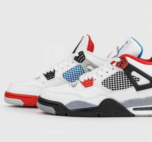 Кроссовки Nike Air Jordan 4 White / Multicolor new