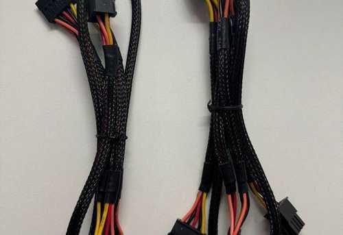 Модульные кабеля для Б.П. AeroCool (8Pin to4xsata)