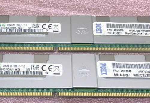 DDR3 32 GB 1600 MHz PC3L samsung ECC REG Серверная