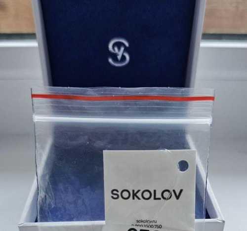 Серьги серебряные sokolov