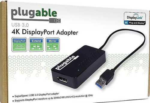 Plugable USB 3.0 4k DisplayPort adapter