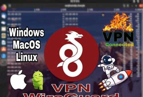 Wireguard скоростной VPN Android, iOS, Win, Mac