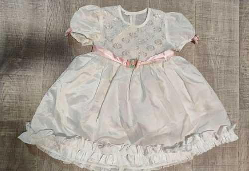Платье на девочку 80-86