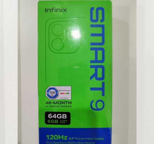 Infinix Smart 9, 3/64 ГБ