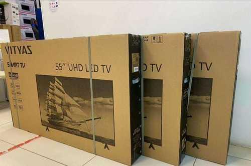 Новый 55" (139 см) 4K-телевизор Витязь 55LU1204