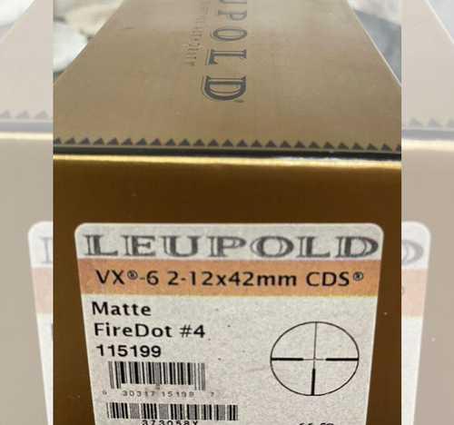 Оптический прицел leupold vx-6 2-12x42