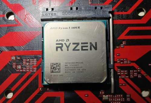 Процессор amd ryzen 5 1600 X, Материнская плата gi