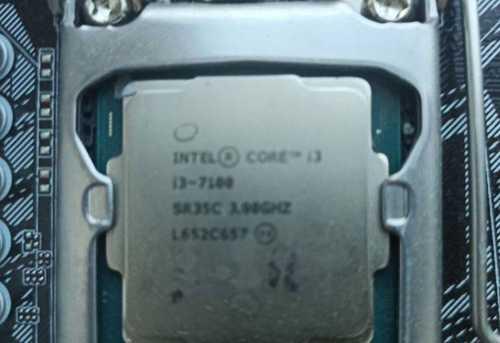 Процессор i3 7100 вместе с материнской платой