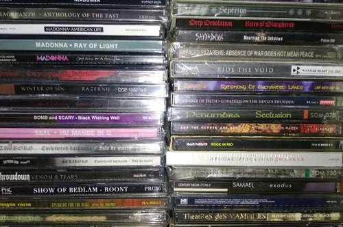 Фирменные CD Kiss, Madonna, Aerosmith