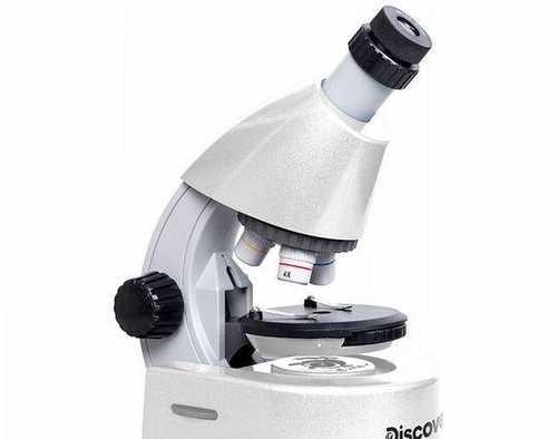 Микроскоп Discovery Micro Polar с книгой, белый