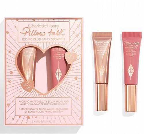 Charlotte tilbury pillow talk набор румяна хайлайт