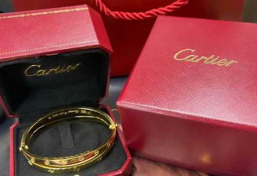 Браслет cartier love двойной