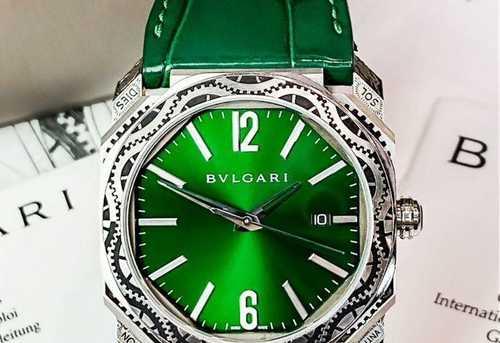 Bvlgari Octo Green Full Engraved