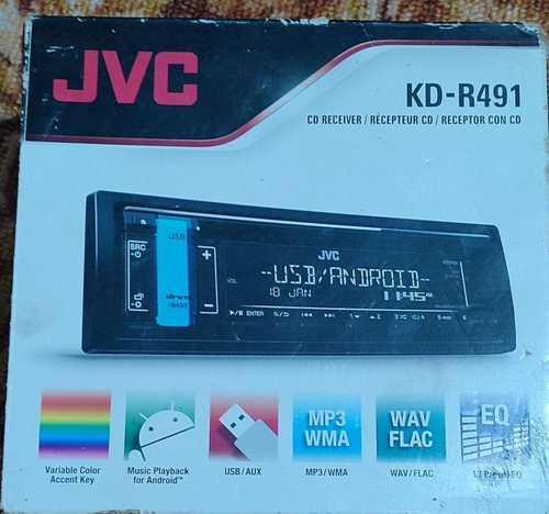 Автомагнитола JVC kd r491