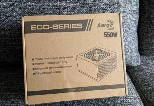 Новый блок питания для пк Aerocool Eco 500w