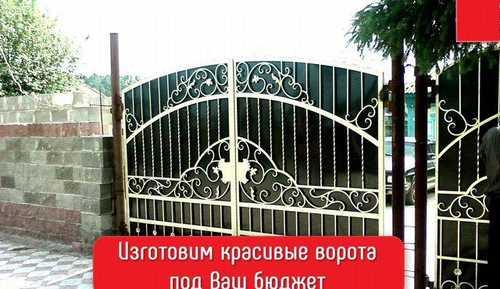 Ворота из профнастила