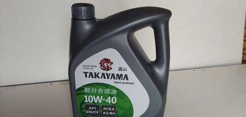 Масло мотор. п/с takayama 10W40 API SN, acea A3/B3