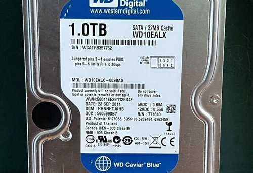 Жесткий диск Western Digital WD Blue 1 тб WD10eals
